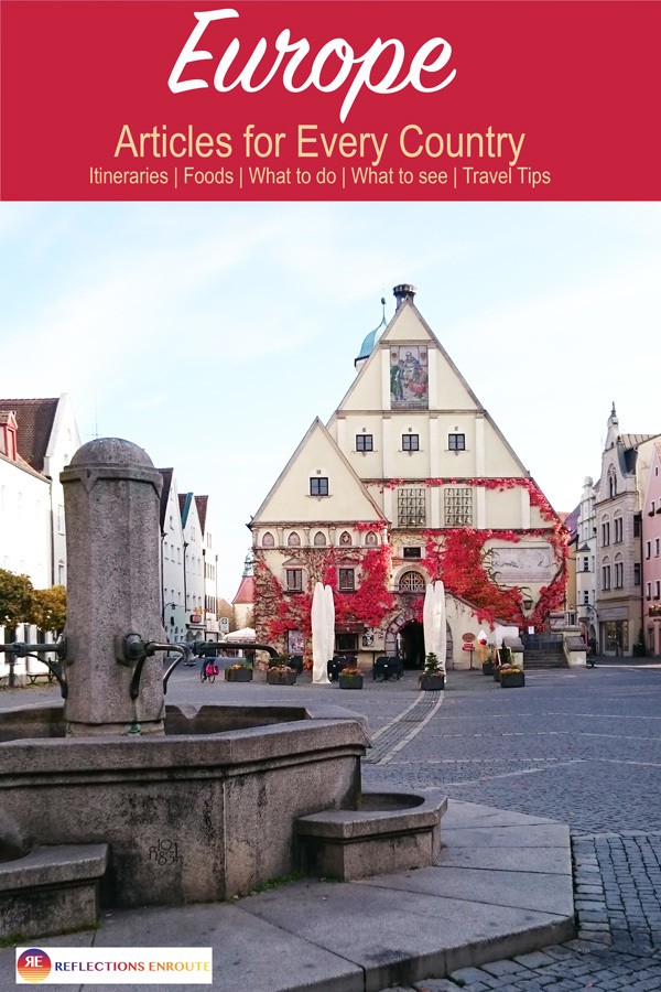 Europe Travel Blog - Reflections Enroute